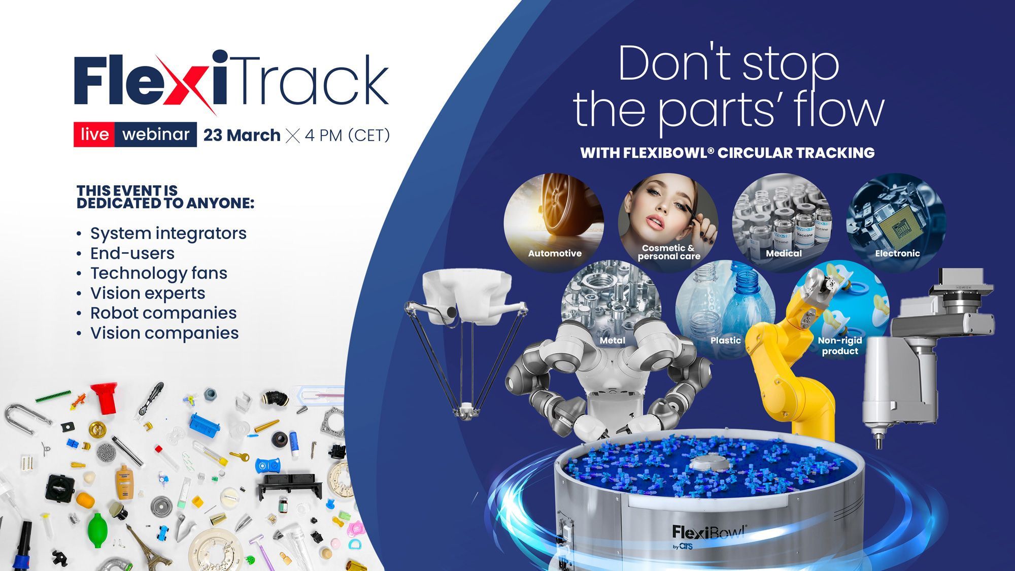 Flexibowl | Flexible feeding and flexible assembly system